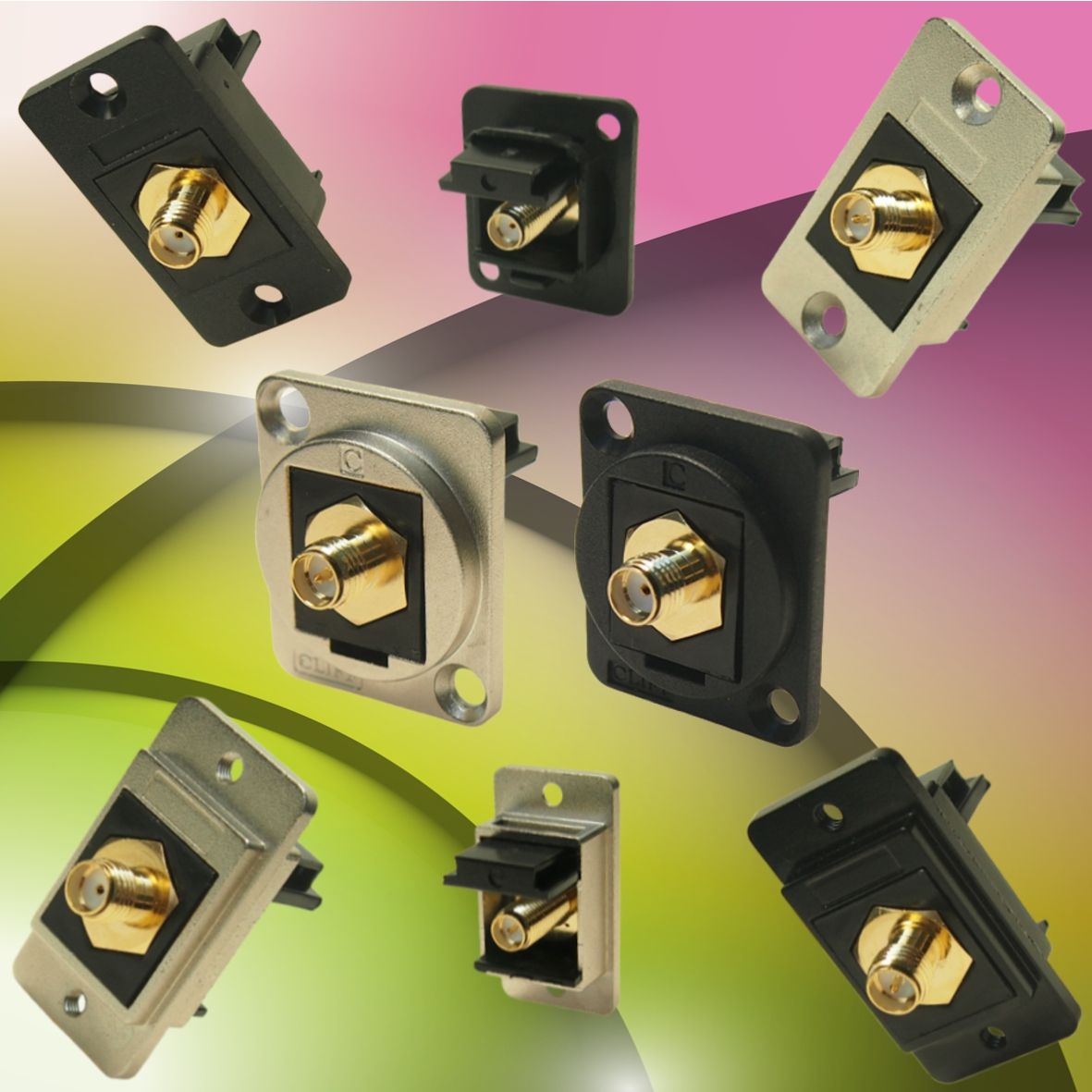 New SMA and RP-SMA FeedThrough connectors from CLIFF Electronics ...