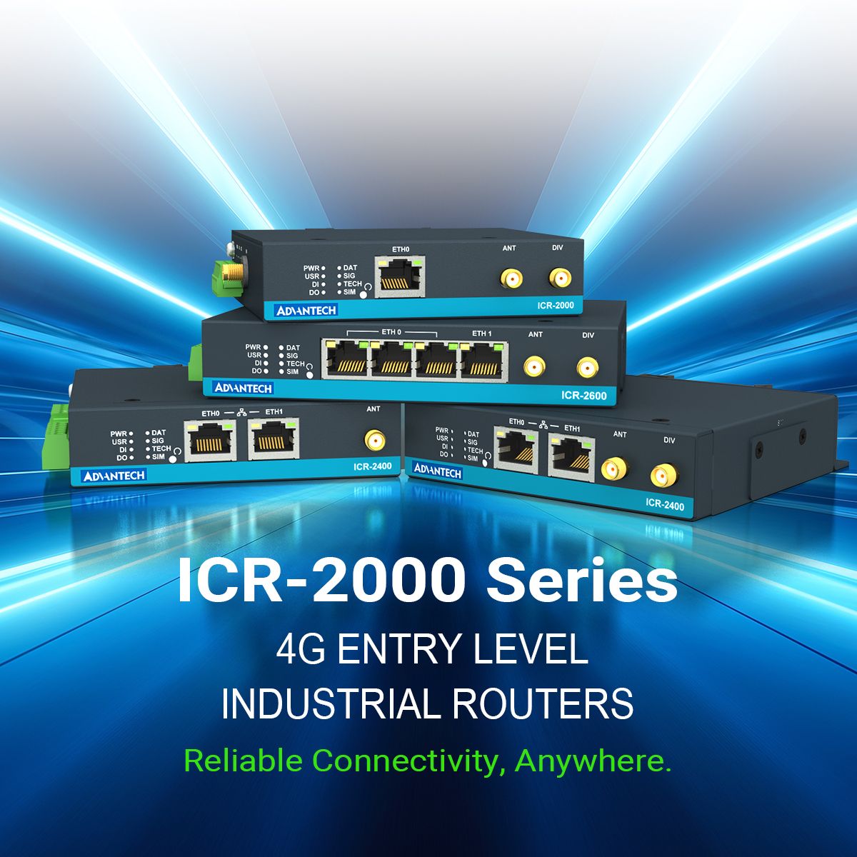 Advantech announces updates to its ICR-2000/2400/2500/2600 Series of ...