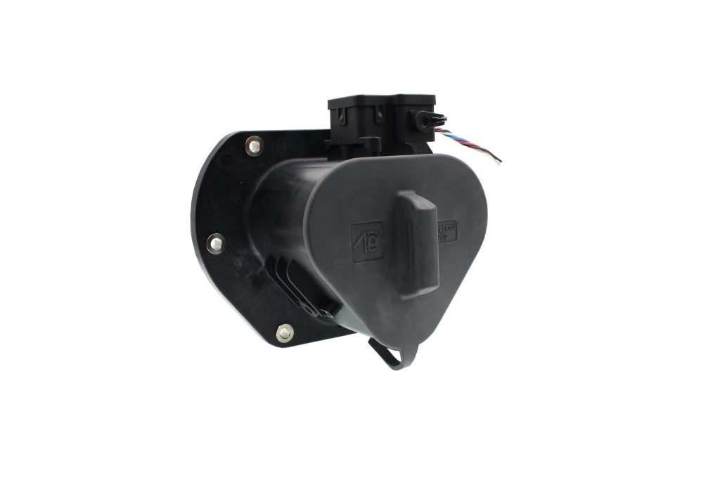 Amphenol’s Excel|mate Megawatt Charging System plug assembly and inlet ...