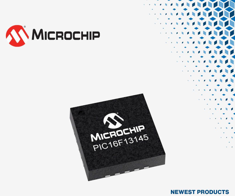 New at Mouser: Microchip Technology's PIC16F13145 Microcontroller with ...