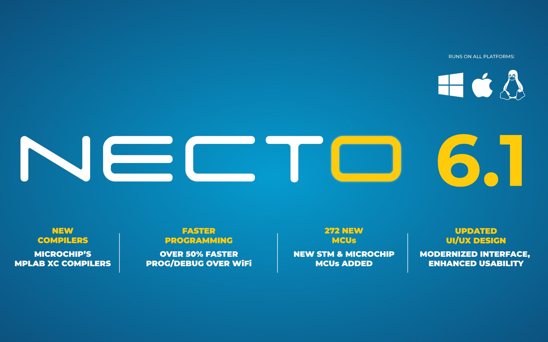 New rev of MIKROE’s NECTO multi-architectural IDE includes Microchip's MPLAB XC compilers and ...